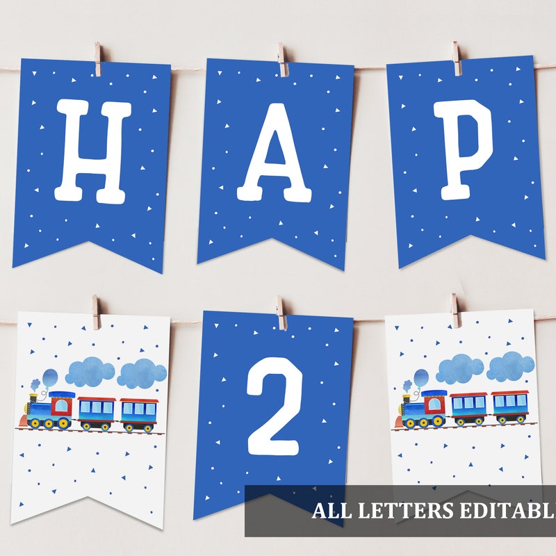 Train Banner - Etsy