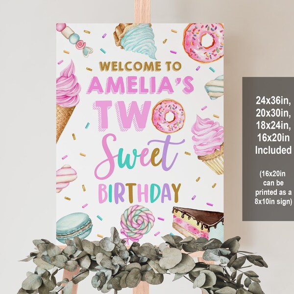 Two Sweet Birthday - Etsy
