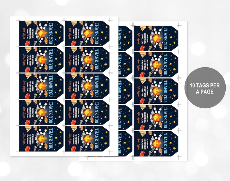 S'more Party Favor Tags, Fall Bonfire Theme (editable Digital Bir236 ...