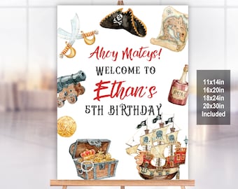 Pirate Party Sign - Etsy