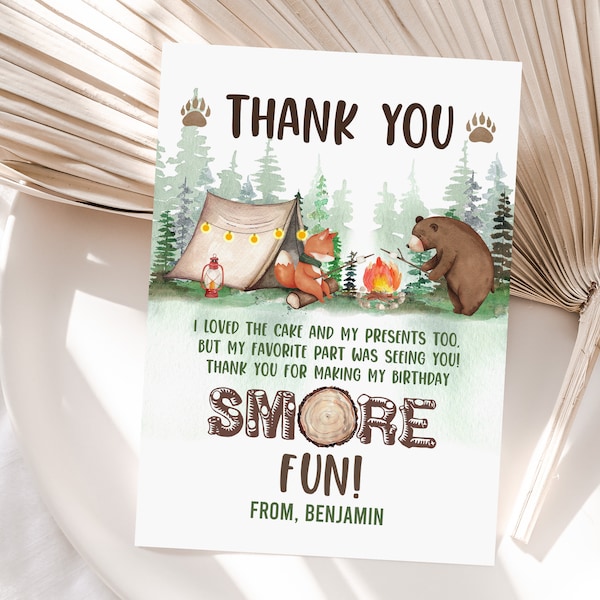 Happy Camper Card - Etsy