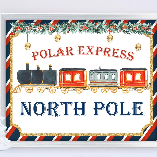 Polar Express Sign - Etsy