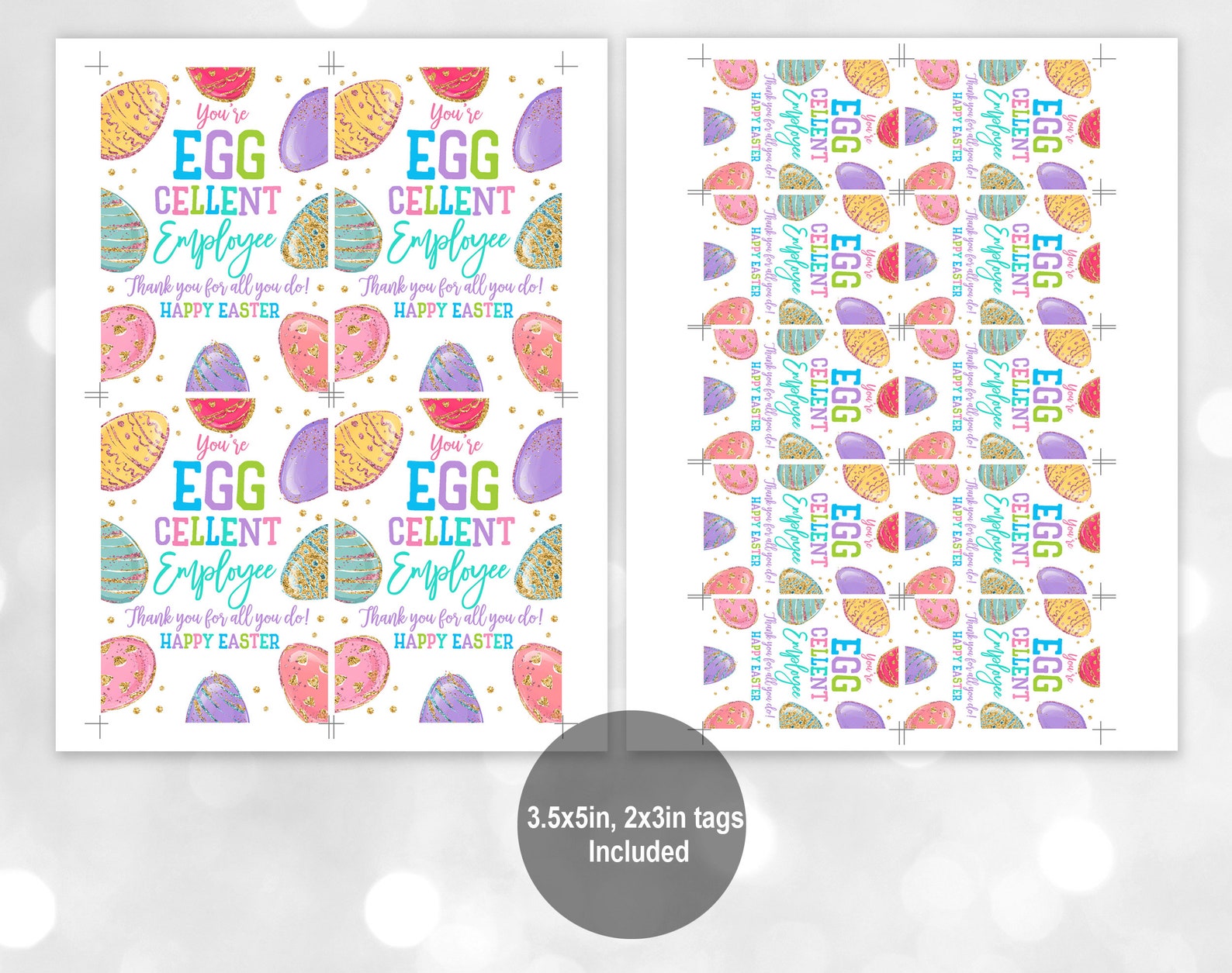 You Are Eggcellent Employee Appreciation Tag Thank You Tag - Etsy