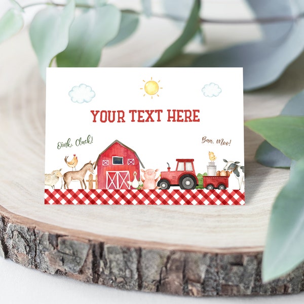Farm Birthday Party - Etsy