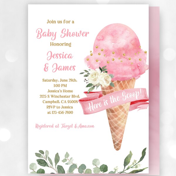 Ice Cream Baby Shower - Etsy