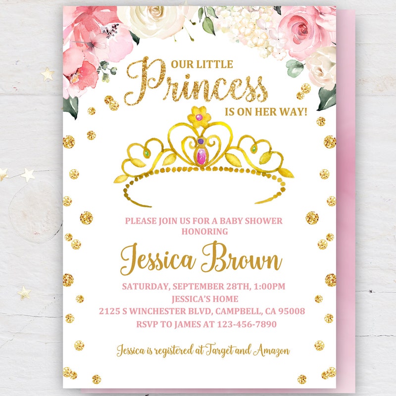 Princess Baby Shower - Etsy