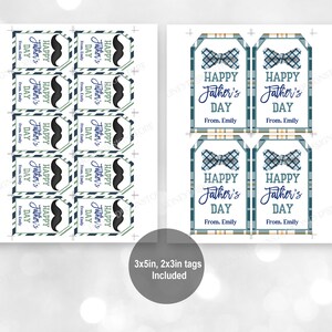 Father's Day Tag Dad Gift Tag Fathers Day Favor Tag Grandpa Gift Label ...