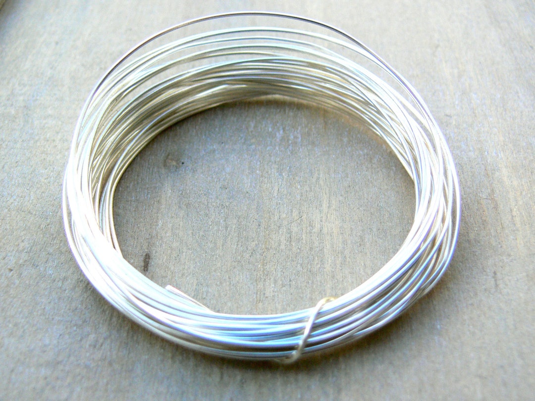 Silver Plated Wire 0.8mm 20g AWG Round, Dead Soft, Silver Plated Copper ...