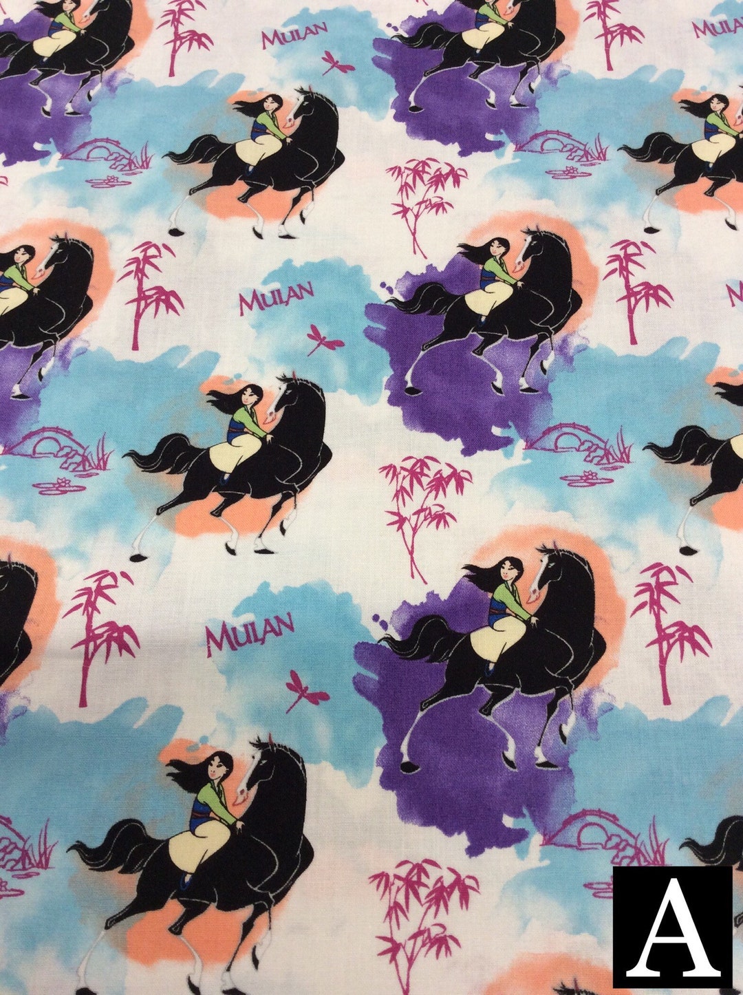 Disney Fabric Mulan Series From Camelot Fabrics 2 Options - Etsy