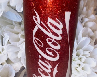 Coca Cola Can Themed Coke Custom 20oz Tumbler - Etsy