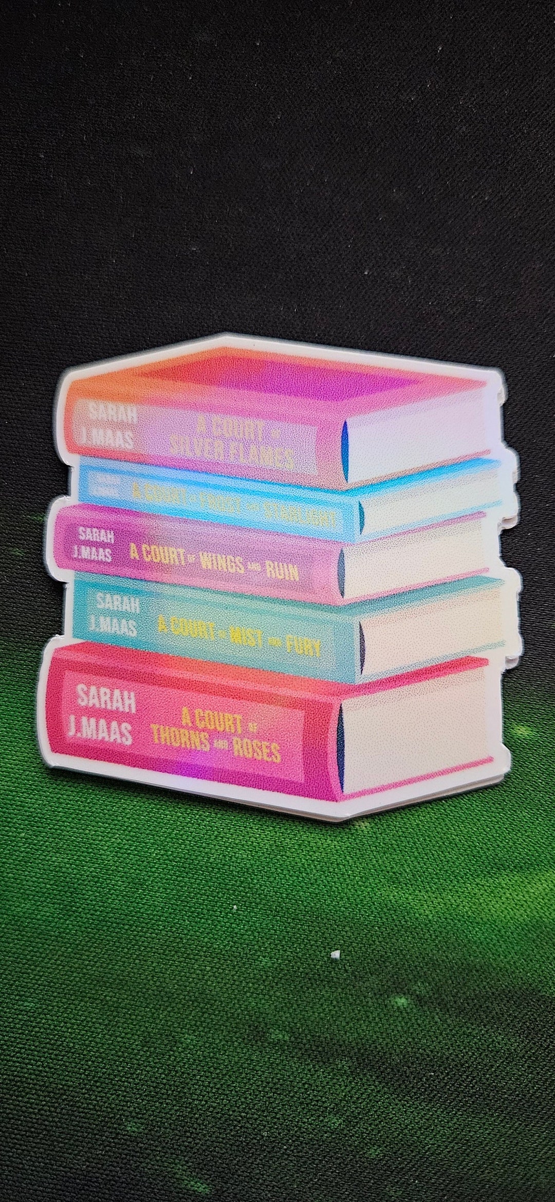 ACOTAR Sticker a Stack of Book Series, Smut, Reading, A Court of Thorns ...