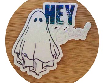 Hey Boo Thank You Sticker Fall Sticker Support Sticker - Etsy