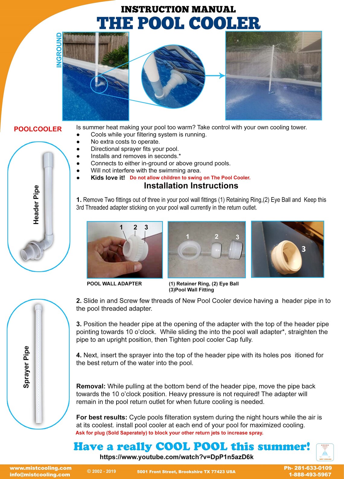 Pool Cooler for Inground Swimming Pools Pool Cooler Creates - Etsy