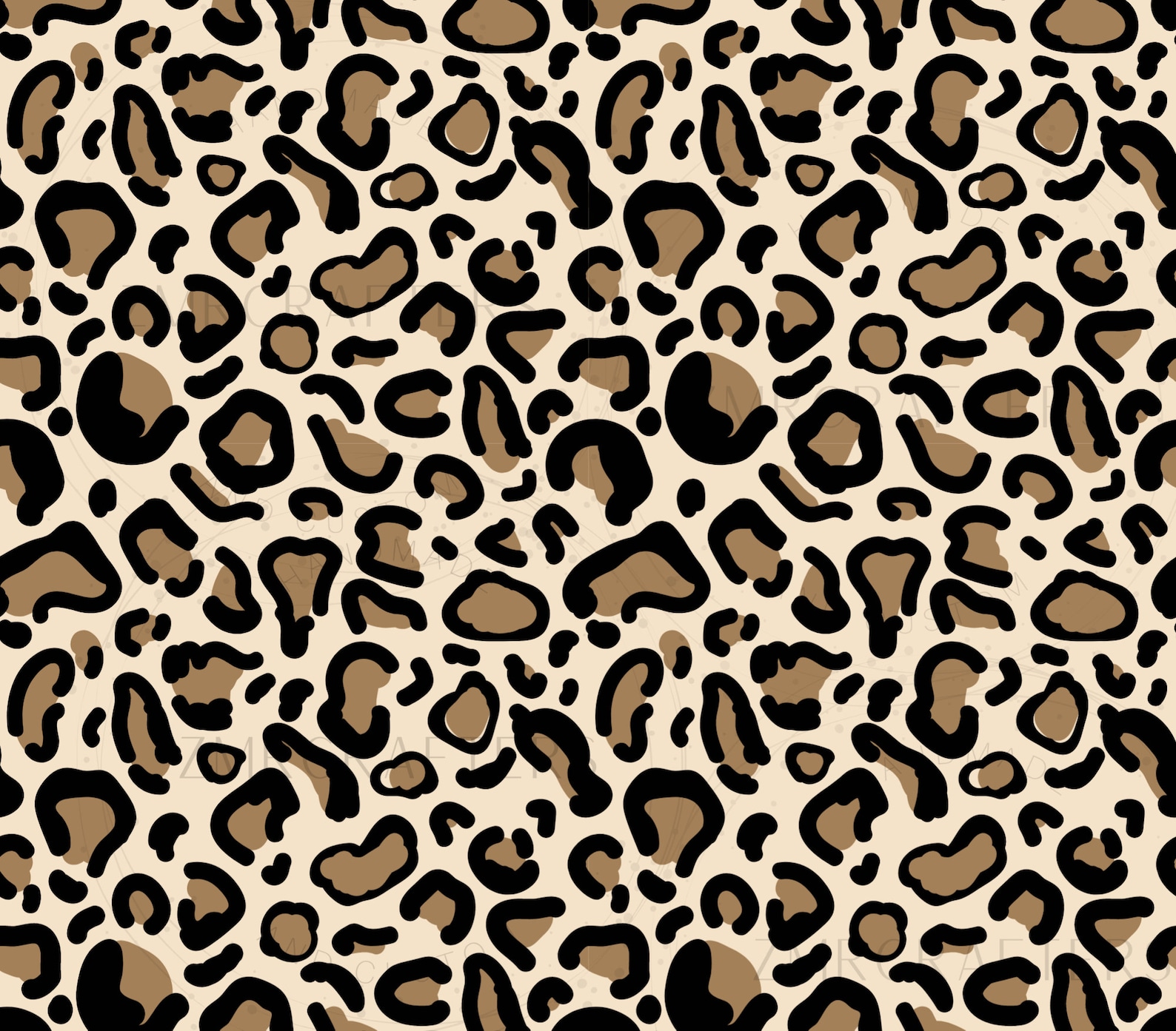 Cheetah Print Seamless Background - Etsy