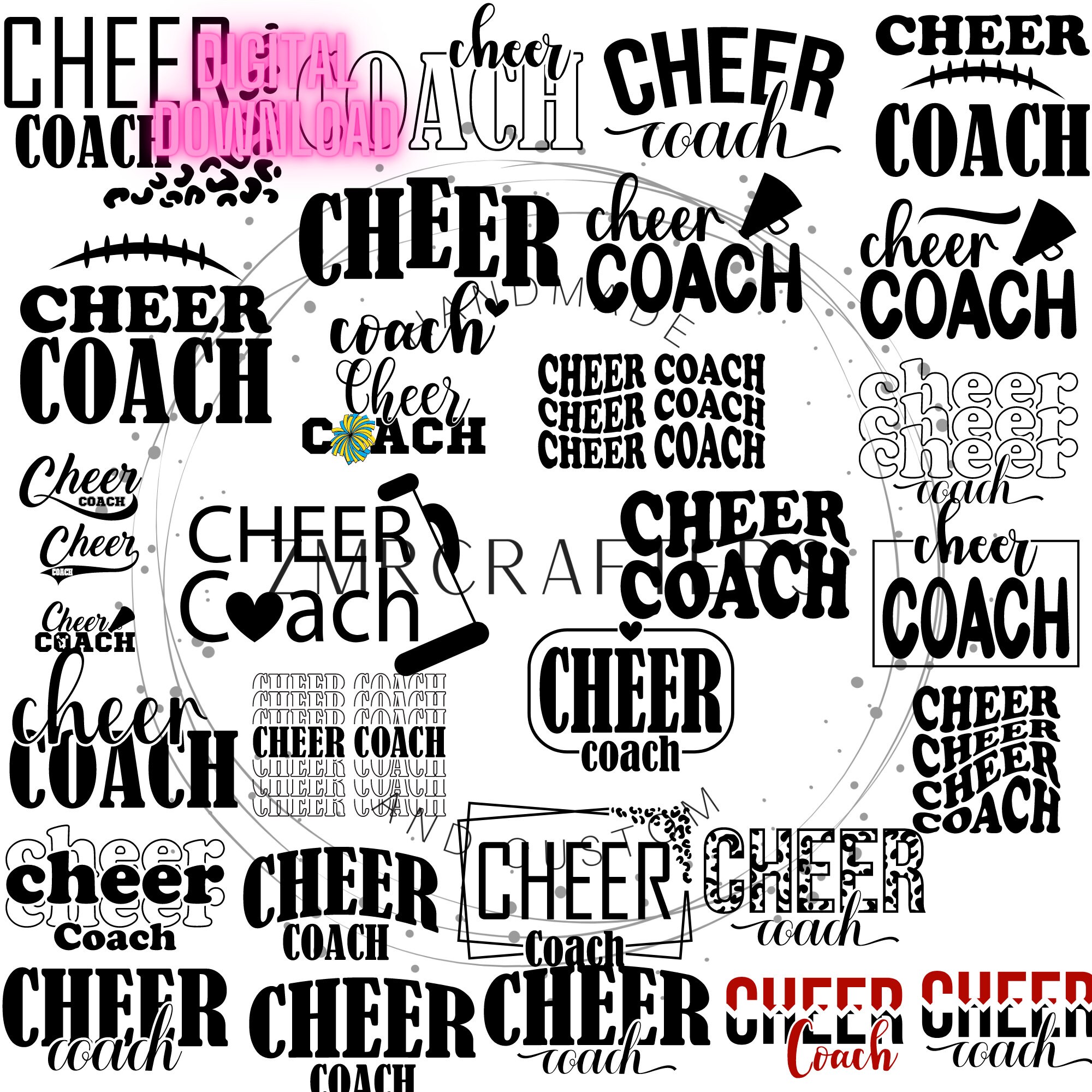Cheer Coach Bundle Digital Download Etsy