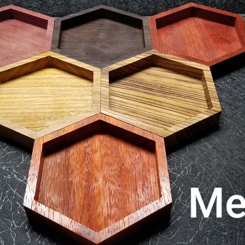 Hexagon Board Game Trays - Etsy