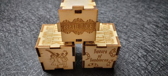 Beetlejuice Themed Ring Box / Storage Box 2in OD - Etsy