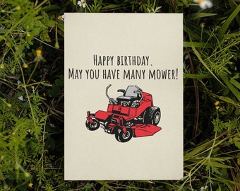 Lawn Mower Birthday - Etsy