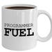 Programmer Fuel - Coder Gift - Computer Programmer Gift - Programmer Mug - Coder Mug - Developer ...