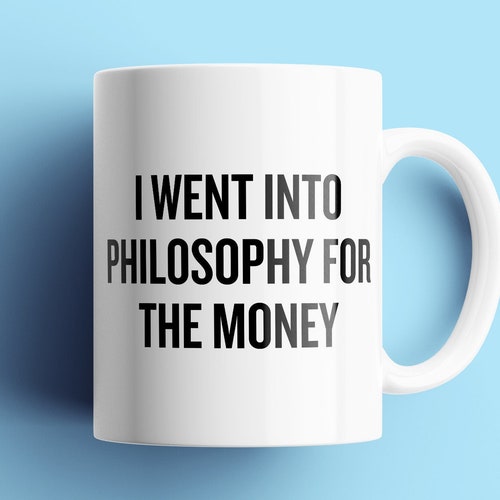 Funny Philosophy Mug Philosophy Student Gift Idea - Etsy