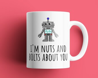 Robot Mug - Etsy