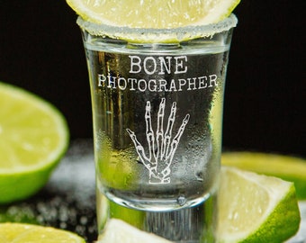 Bone Photographer Shot Glass - Etsy
