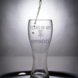 Disc Golf Beer Glas - Disc Golfer Gift - Frolf - Tears of My Opponents ...