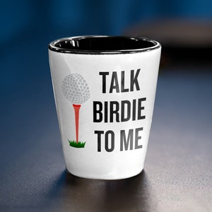 Funny Golf Shot Glass - Golfer Gift Idea - Golf Player Present - Talk ...