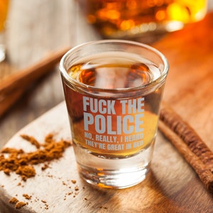 Funny Police Officer Gift Funny Cop Shot Glass Policeman - Etsy
