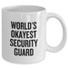 Security Guard Mug - Funny Security Officer Gift - World's Okayest ...