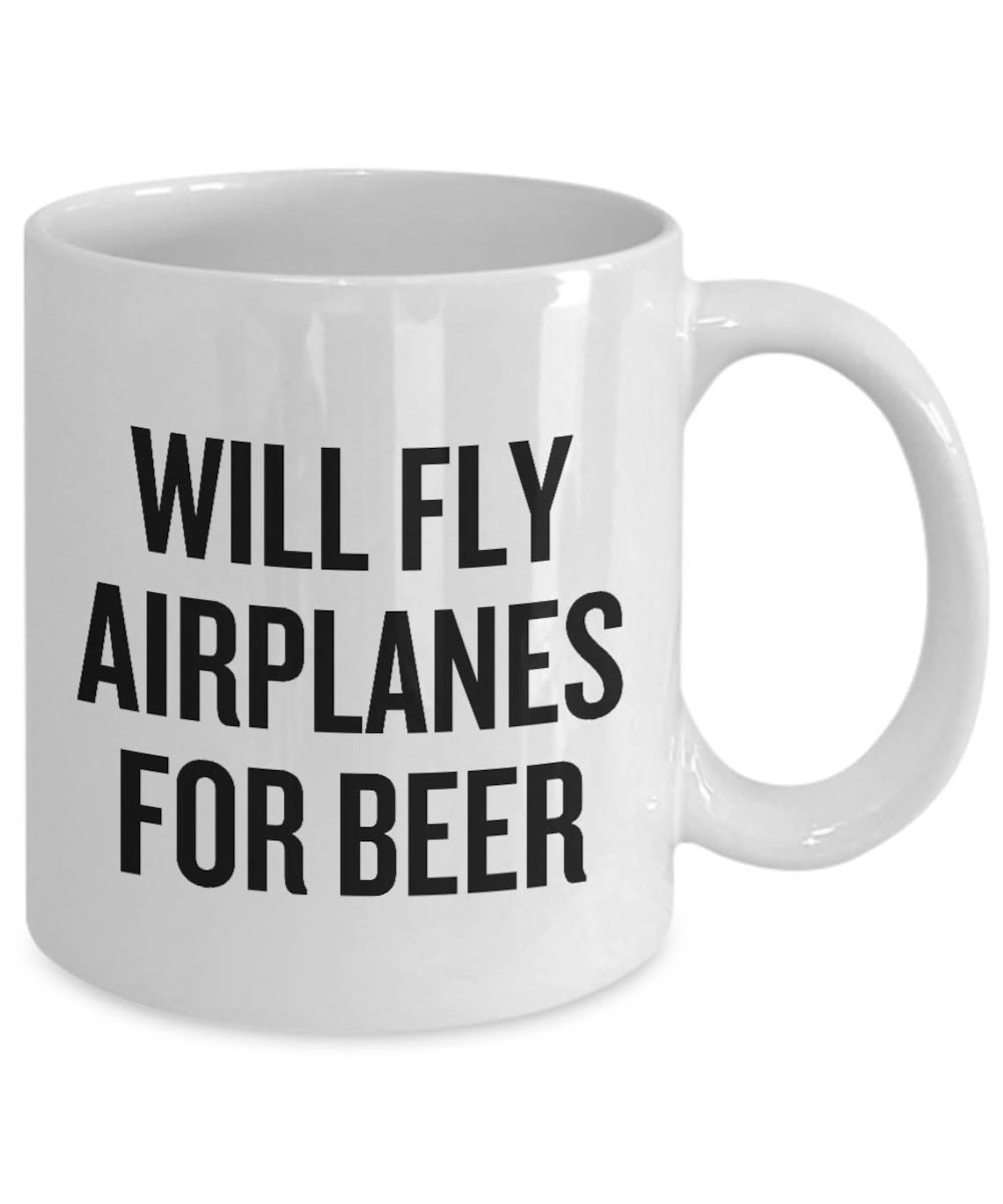 Funny Pilot Gift Airplane Pilot Mug Will Fly Airplanes for | Etsy