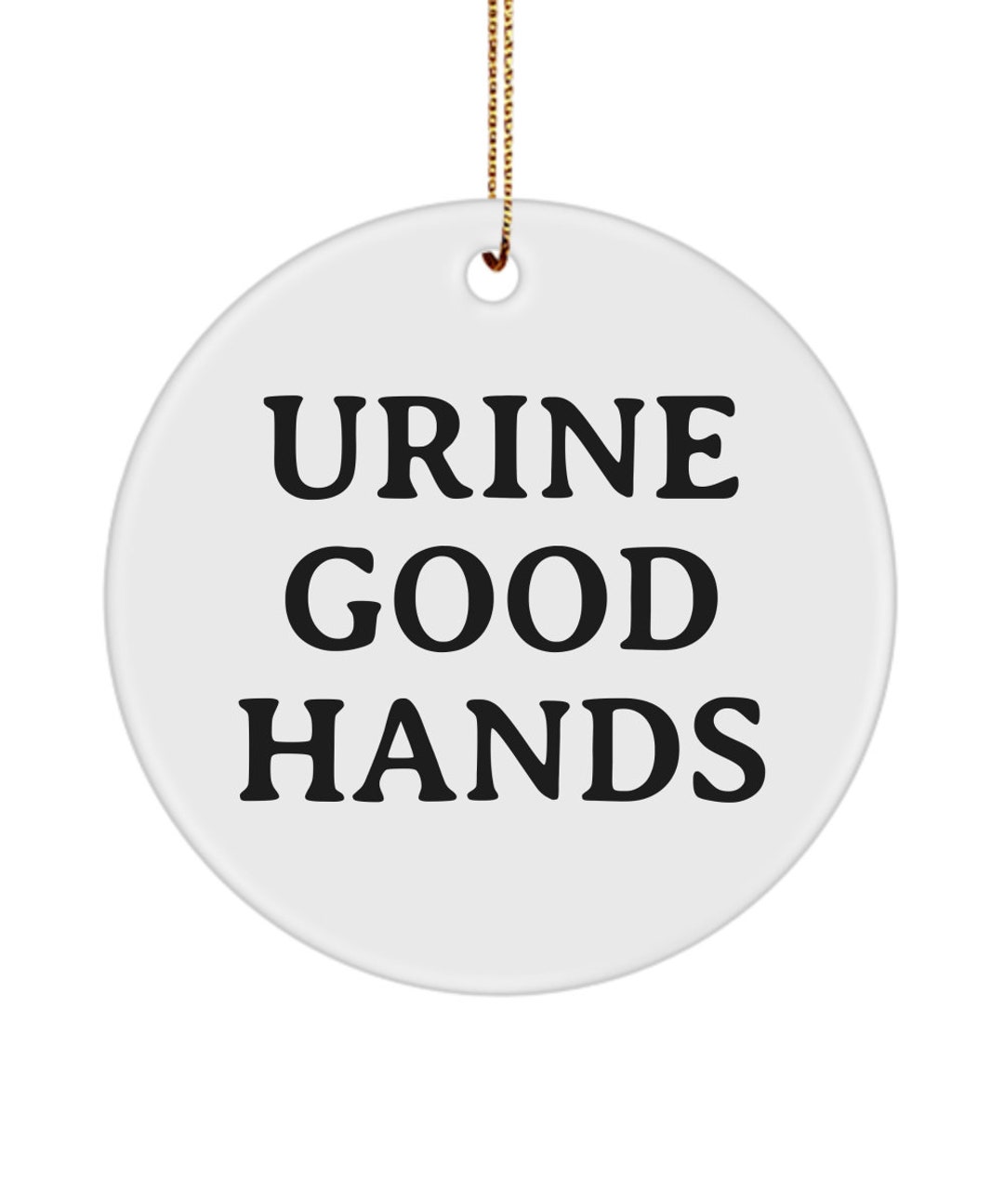 Urology Ornament - Funny Urologist Gift - Urine Good Hands - Etsy
