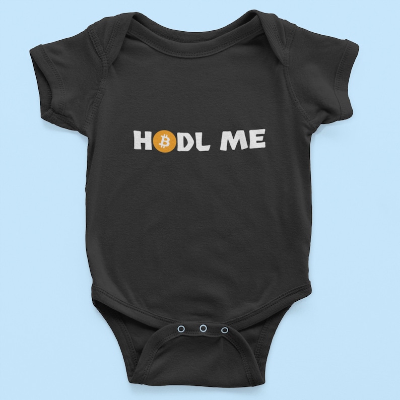Funny Baby One-piece Bitcoin Baby Shirt Hodl Me Crypto - Etsy