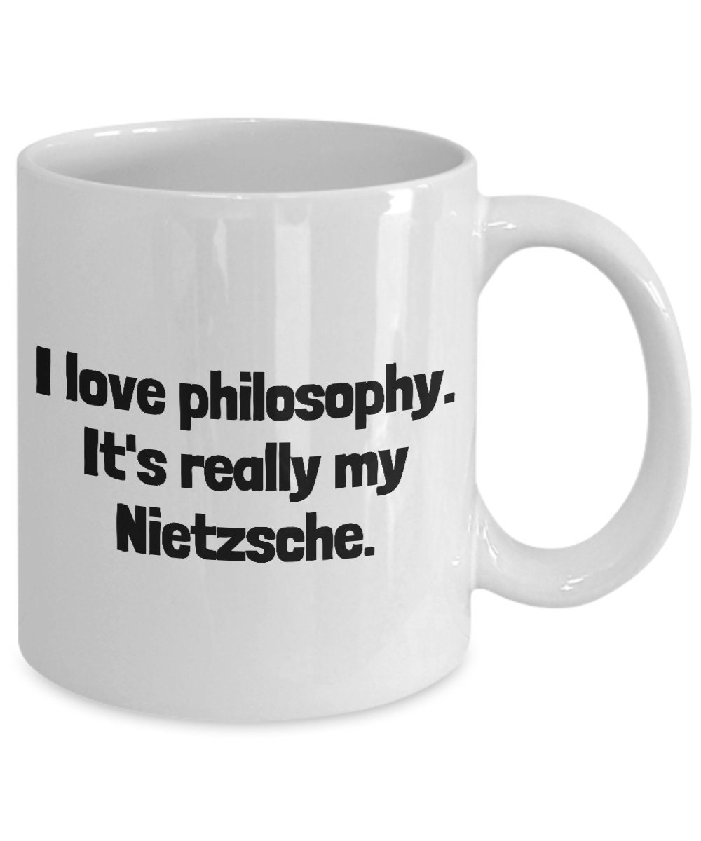 Funny Philosophy Mug - Philosophy Student Gift Idea - I Love Philosophy ...