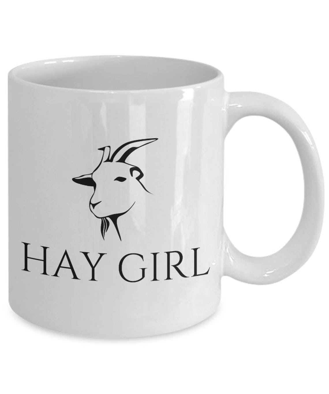 Funny Goat Mug Goat Lover Present Goat Farmer Gift Hay | Etsy