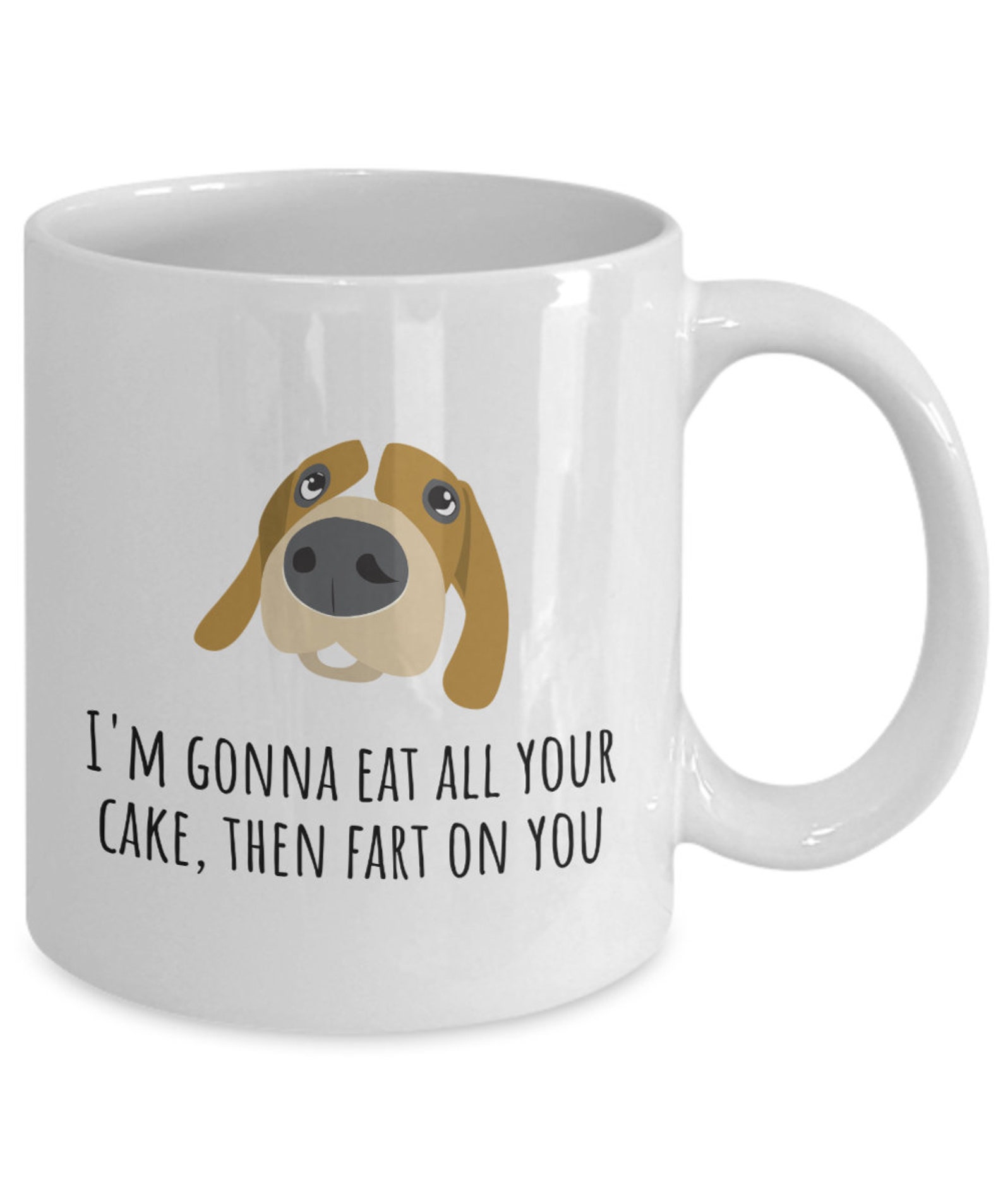 Funny Beagle Mug - Cute Dog Coffee Mug - Birthday Gift for Dog Lovers ...