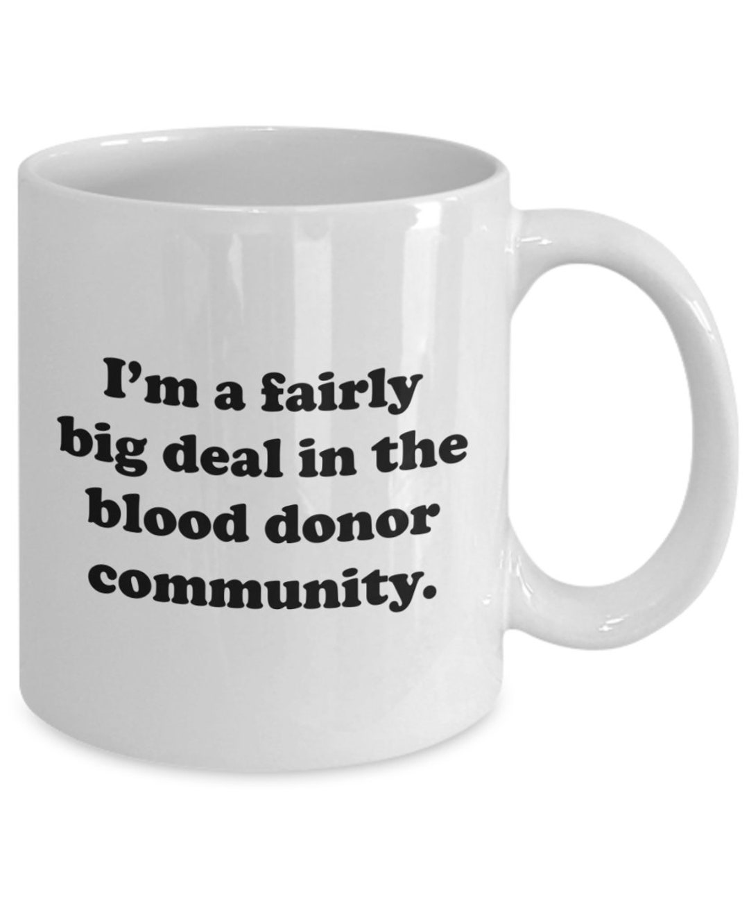 Funny Blood Donor Gift - Blood Donation Coffee Mug - Blood Donation ...