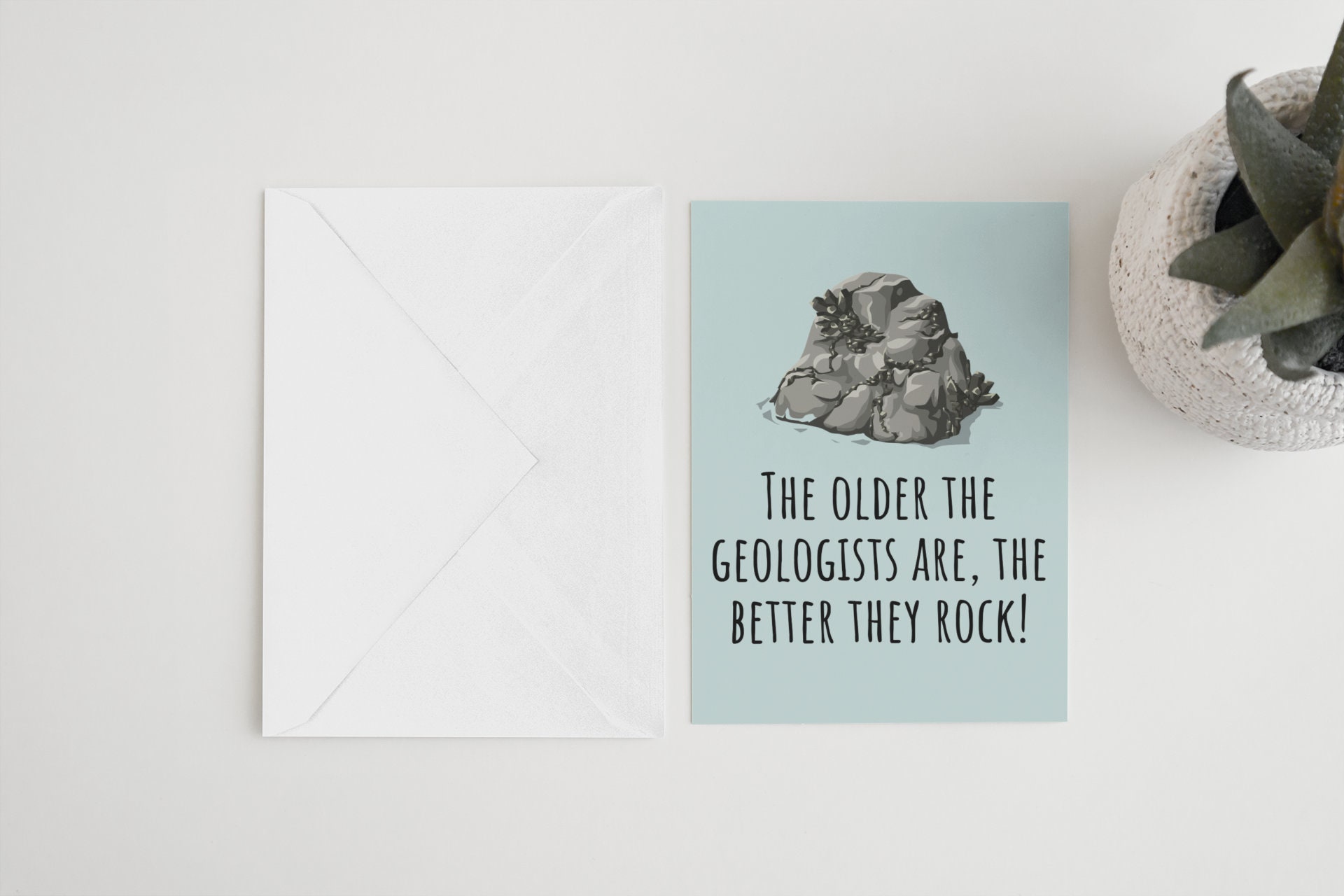 Funny Geology Birthday Card Geologist Greeting Card the | Etsy