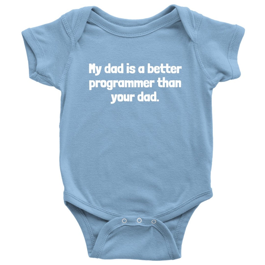 Cute Programmer Baby Shirt - Coder Baby One-piece - Programmer Bodysuit ...