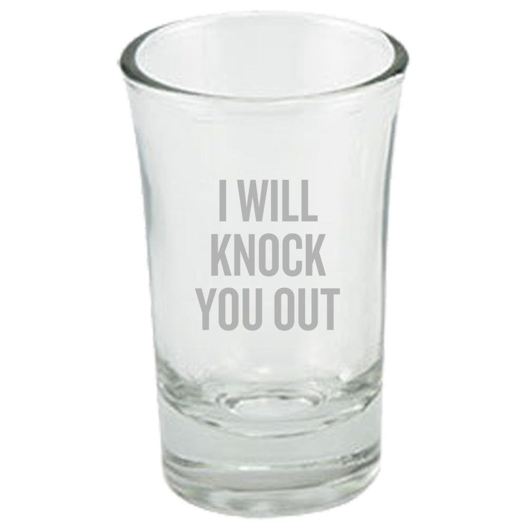 Anesthesiology Shot Glass Funny Anesthesiologist Gift I Will Knock You ...