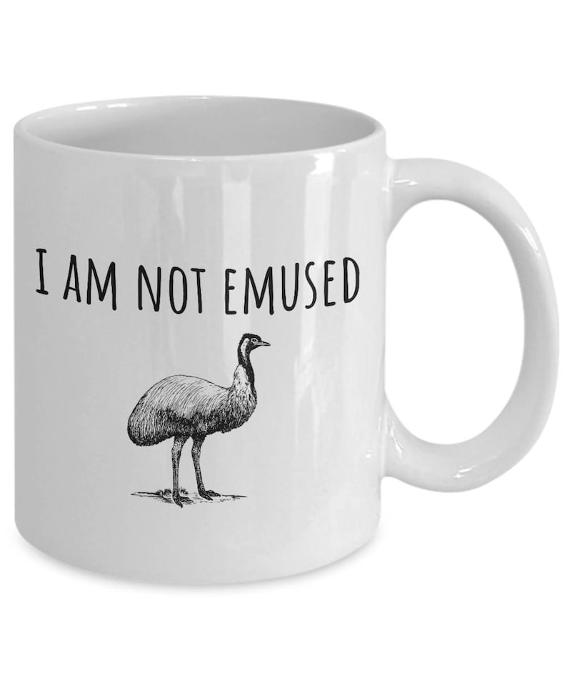 Funny Emu Mug Gift for Emu Lover or Emu Keeper I Am Not | Etsy