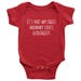 Cute Baby One-piece - Funny Geology Baby Shirt - Mommy Loves Geologists ...