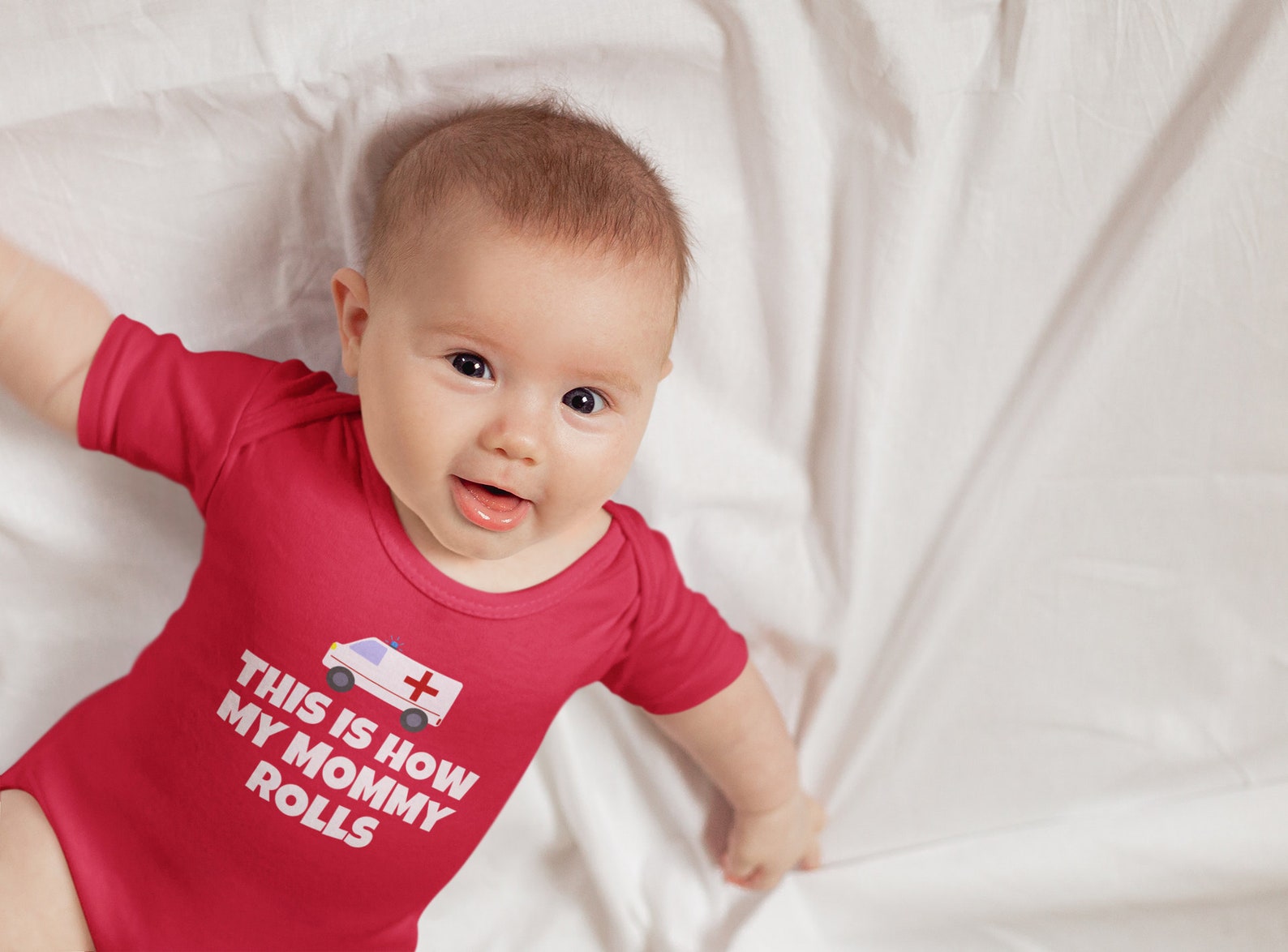 Cute Ambulance Baby One-piece Paramedic Baby Shirt EMT - Etsy