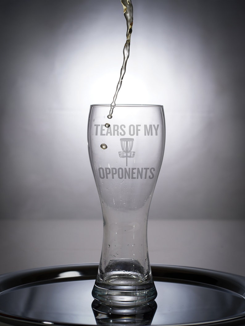Disc Golf Beer Glas Disc Golfer Gift Frolf Tears of My - Etsy