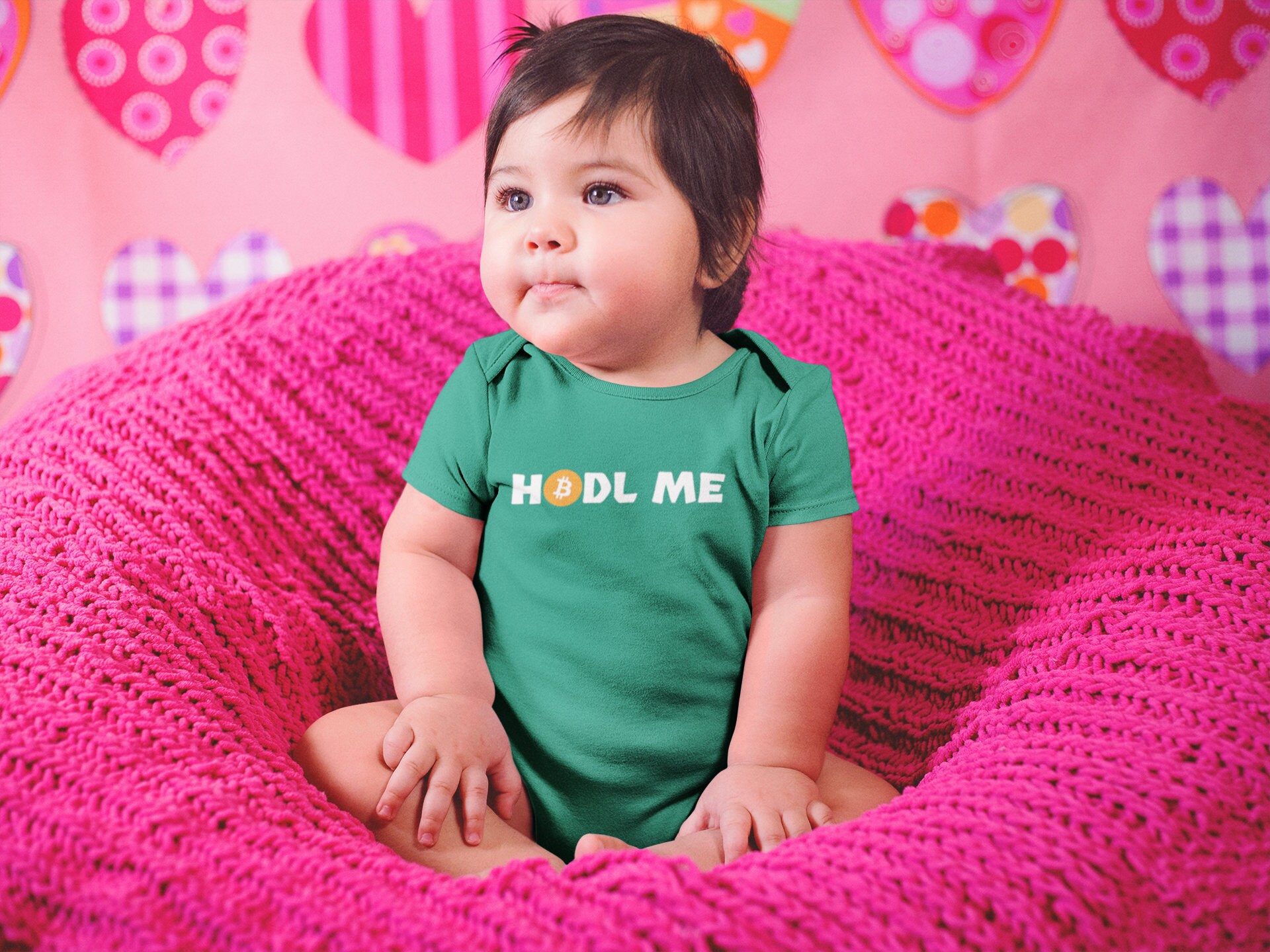 Funny Baby One-piece Bitcoin Baby Shirt Hodl Me Crypto - Etsy