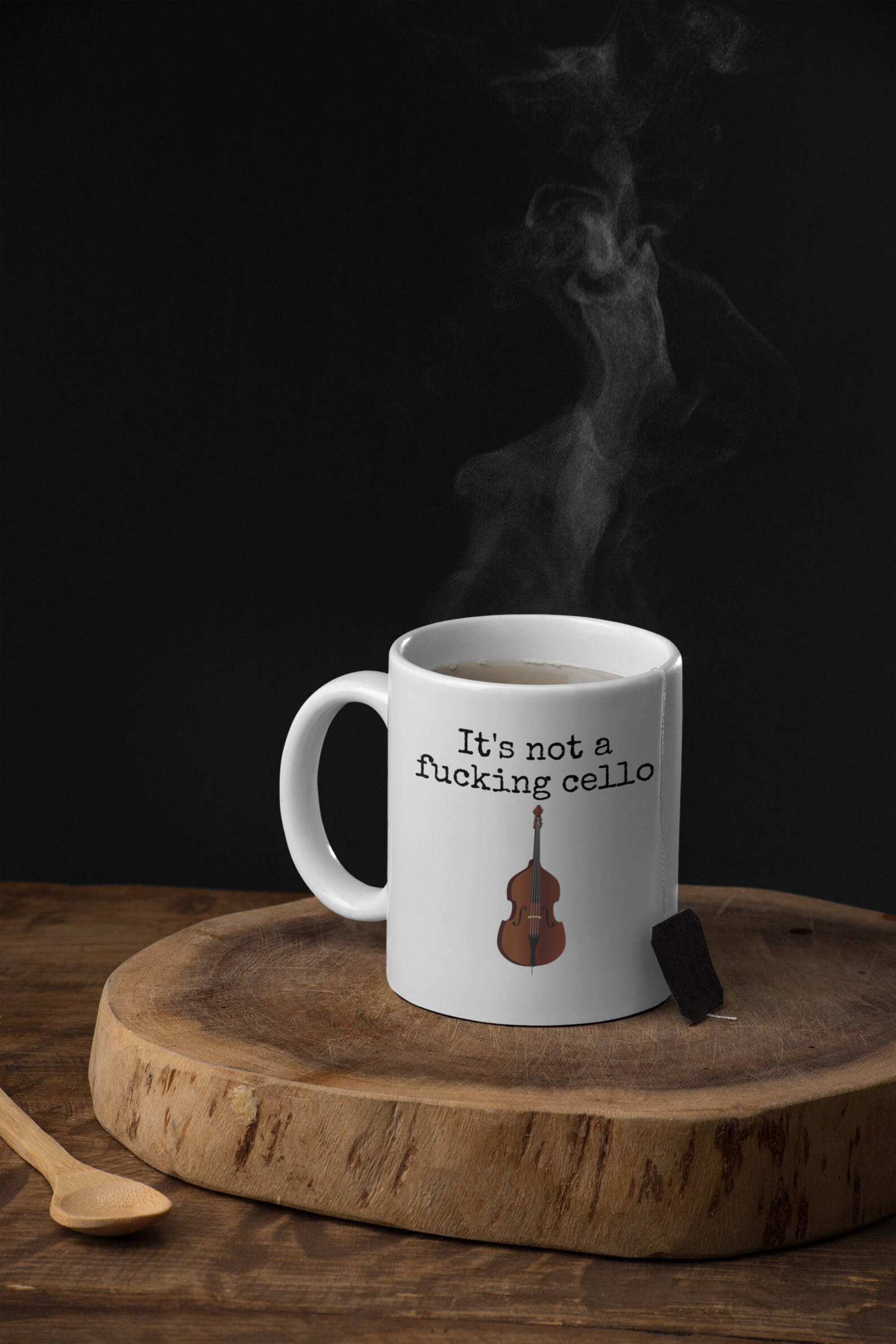 Funny Bass Coffee Mug - Double Bass Gift - Bass Player Present - It's ...