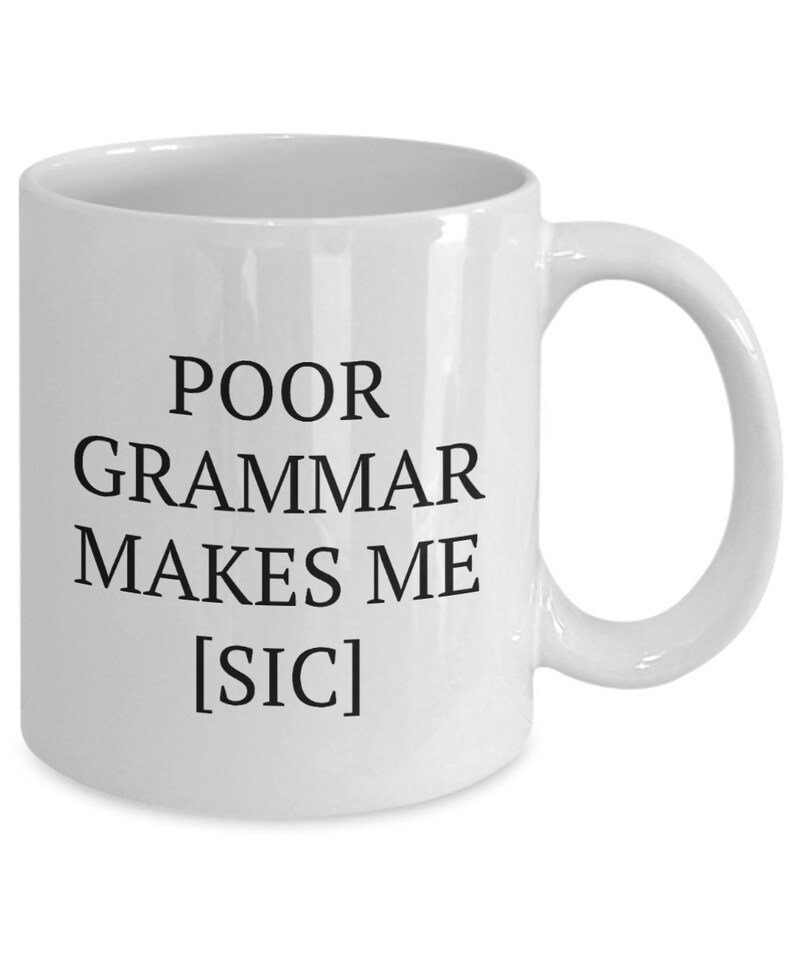 Funny Grammar Mug English Teacher Gift Linguistics Present | Etsy
