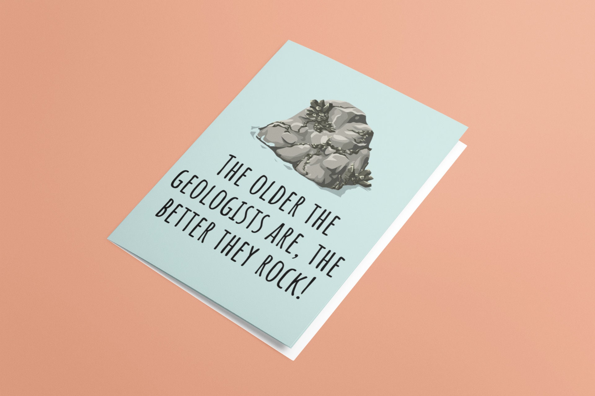 Funny Geology Birthday Card Geologist Greeting Card the | Etsy