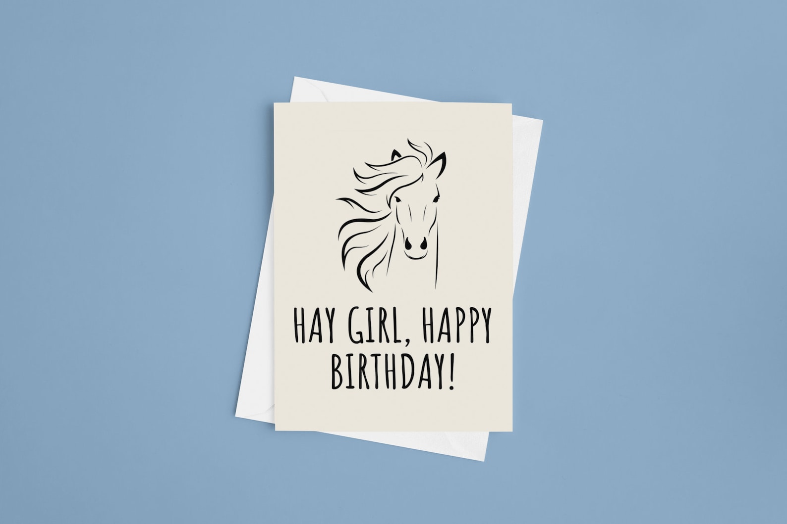 Printable Horse Lover Birthday Card - Equestrian Birthday Card - Funny ...