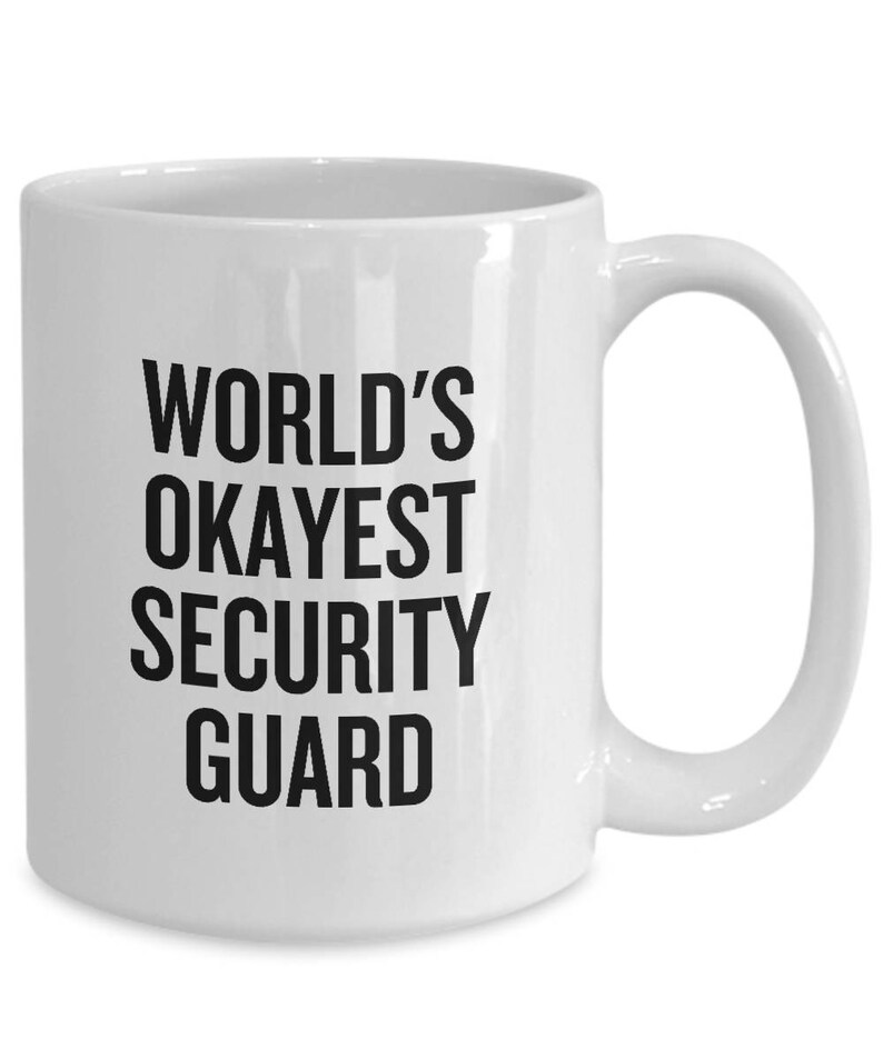 Security Guard Mug Funny Security Officer Gift World's | Etsy